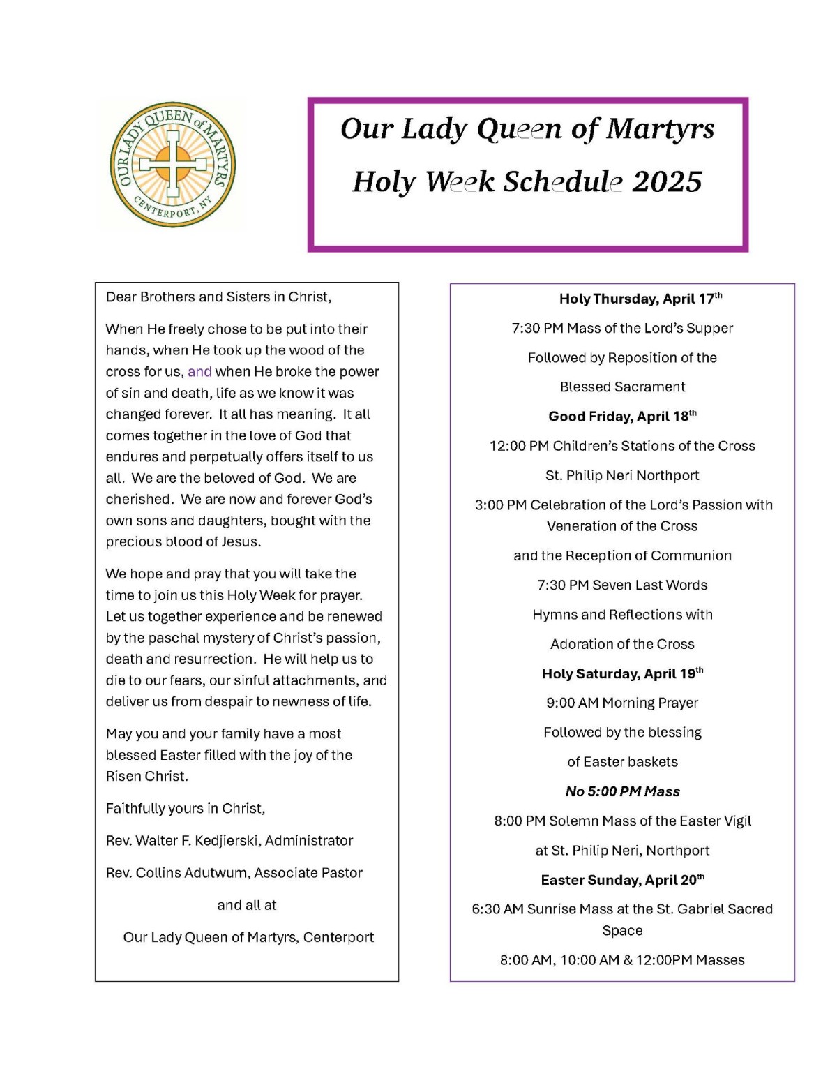 Our Lady Queen of Martyrs Church